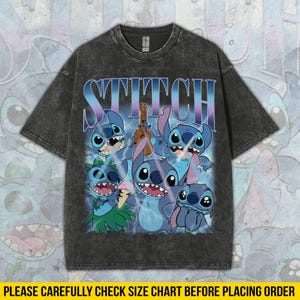 Disneyland Stitch Oversize Shirt, Stitch Vintage Bootleg Shirt, Retro ...