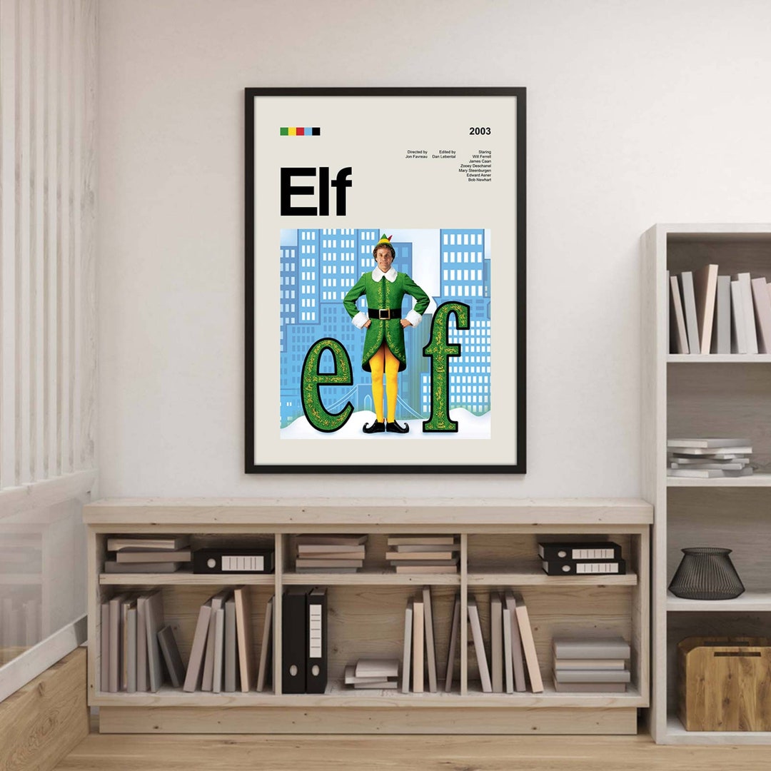 Elf Poster Elf Movies Poster Buddy the Elf Poster Chirstmas - Etsy