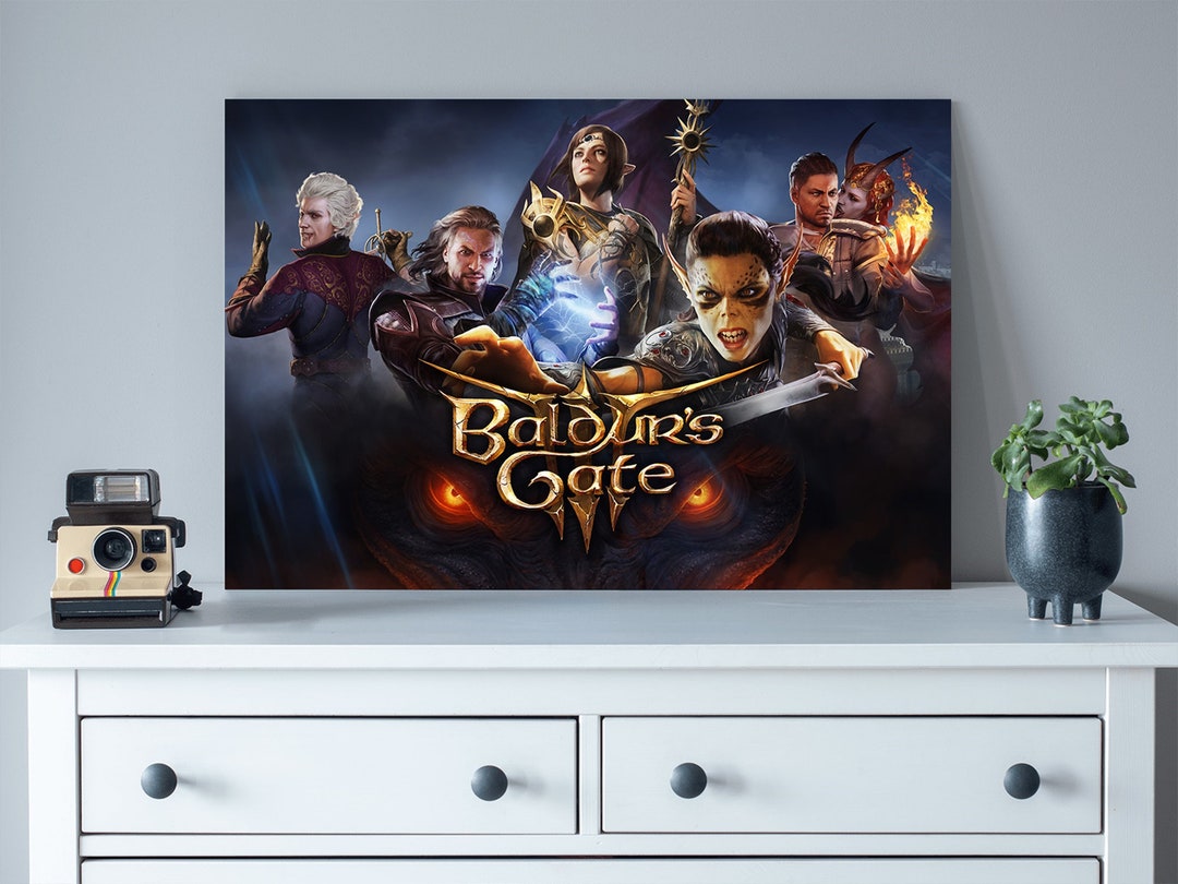 Baldur's Gate 3 Poster Baldur's Gate Shadowheart Gale Astarion Lae'zel ...
