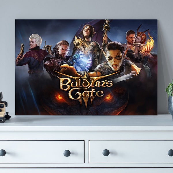 Baldurs Gate 3 Poster - Etsy