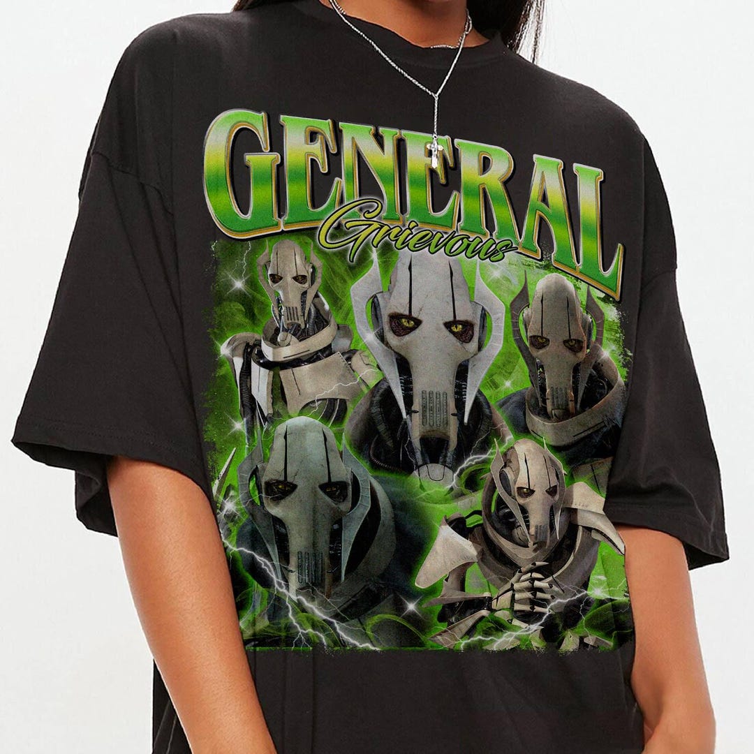 Vintage General Grievous T Shirt, Starwars Grievous Revenge of the Sith ...