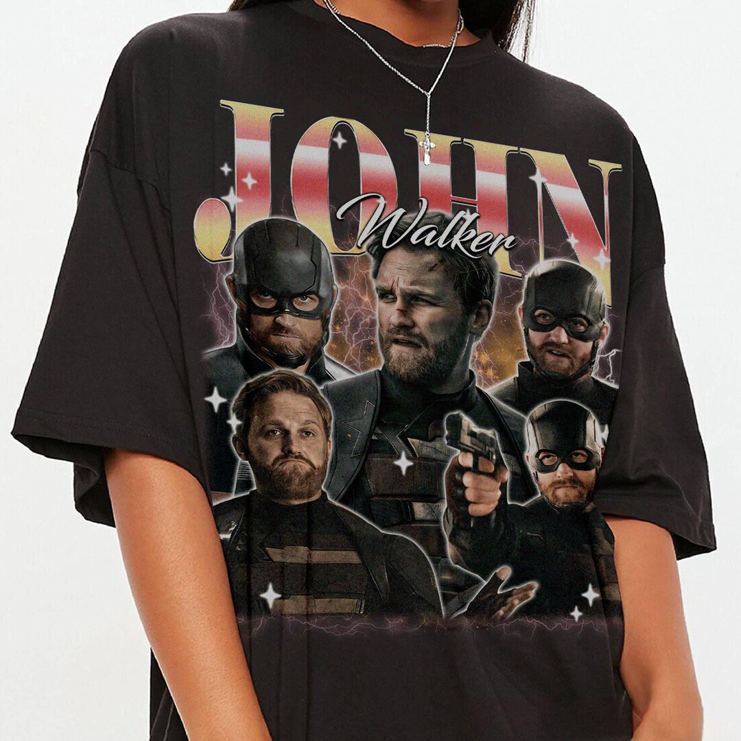 Thunderbolts John Walker Homage Shirt, John Walker Bootleg Rap Shirt ...