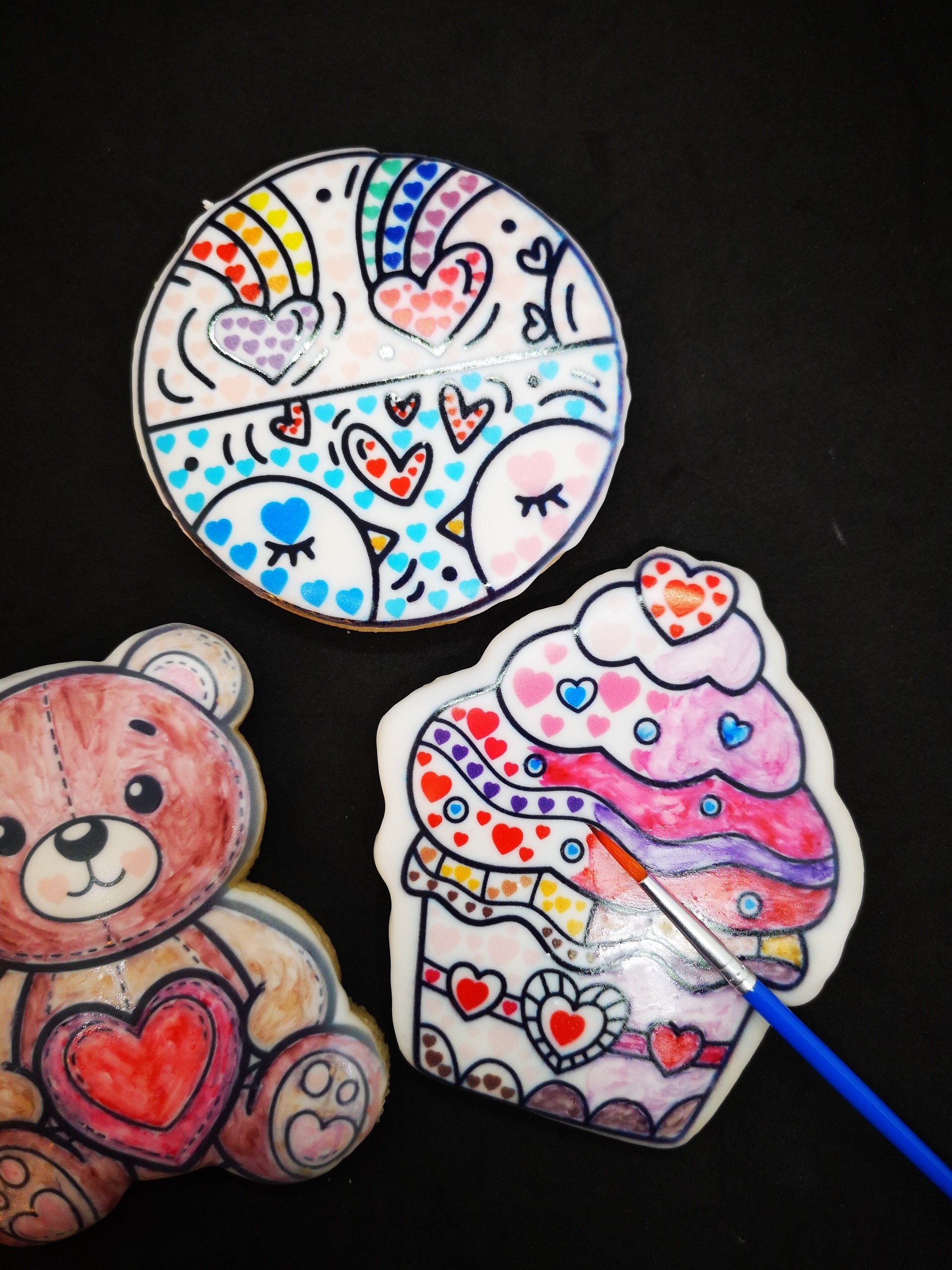 6 (six) PYHO Images & 4 STL Cutter Files PYO Paint Your Own Sugar Cookie - Paint Your Heart Out ...