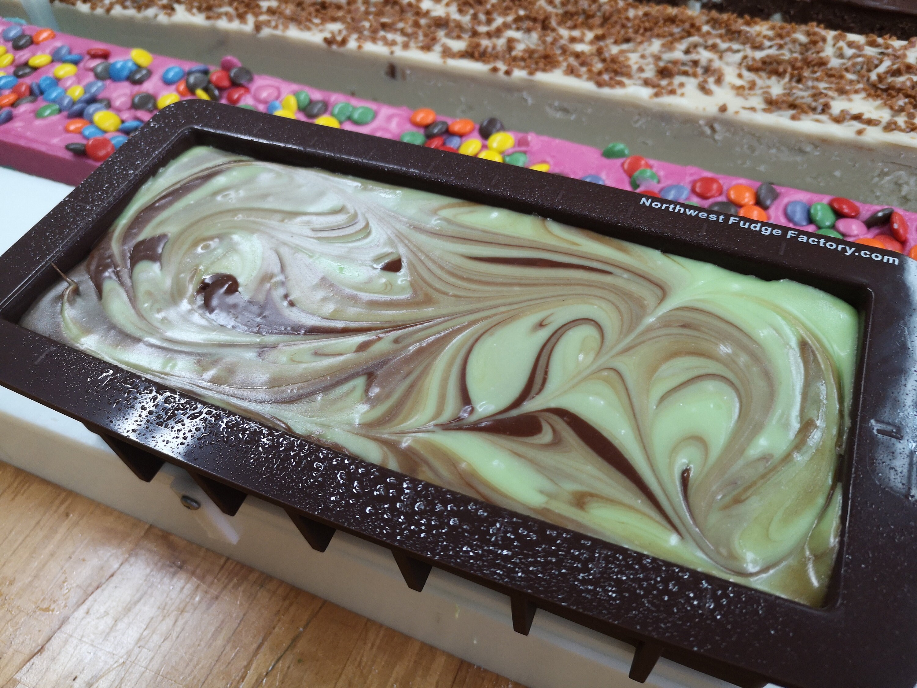 Sells in Lots of 4 (FOUR) Durable Silicone Mold for Fudge (HOLDS 5 Lbs ...