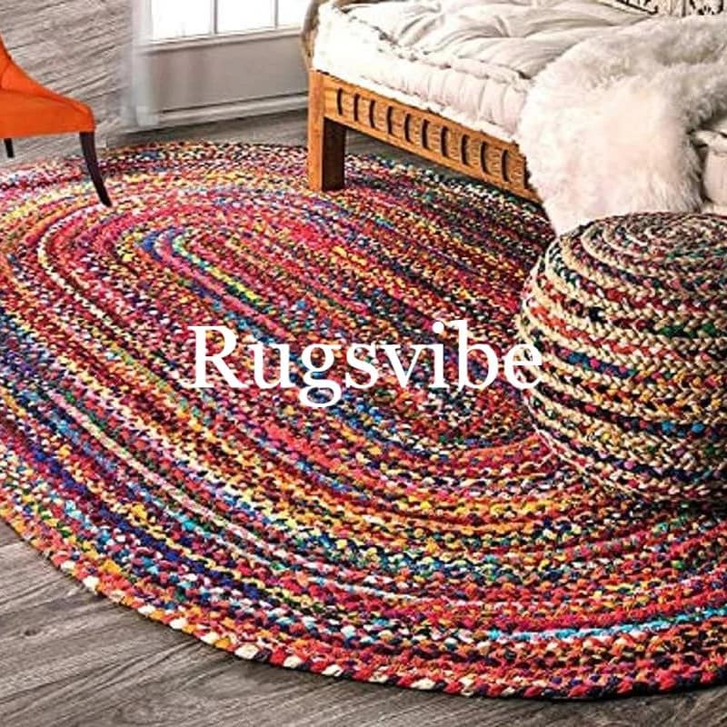 Oval Rag Rug - Etsy