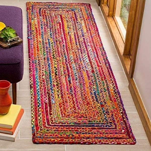 Rag Rug Runner - Etsy