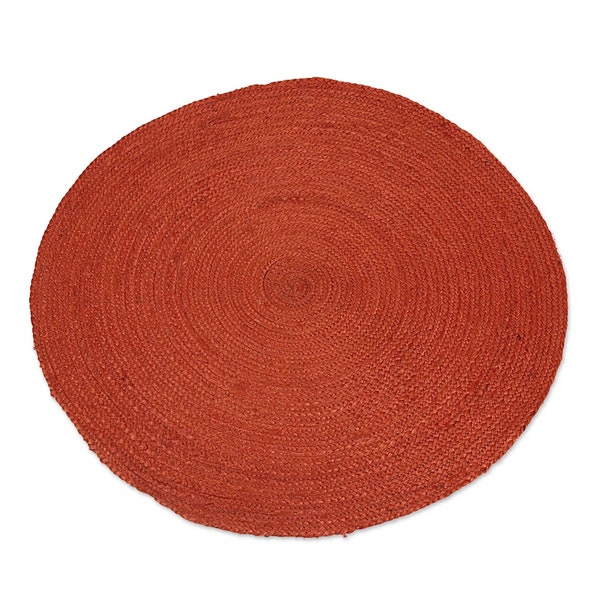 Terracotta Round Rug - Etsy