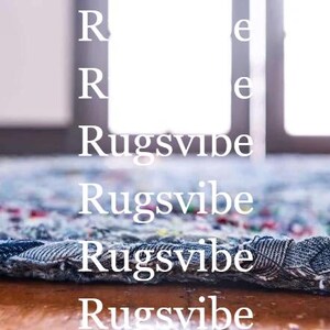 100% Natural Denim and Cotton Mix Fiber Rug, Blue Braided Area Oval Rug ...