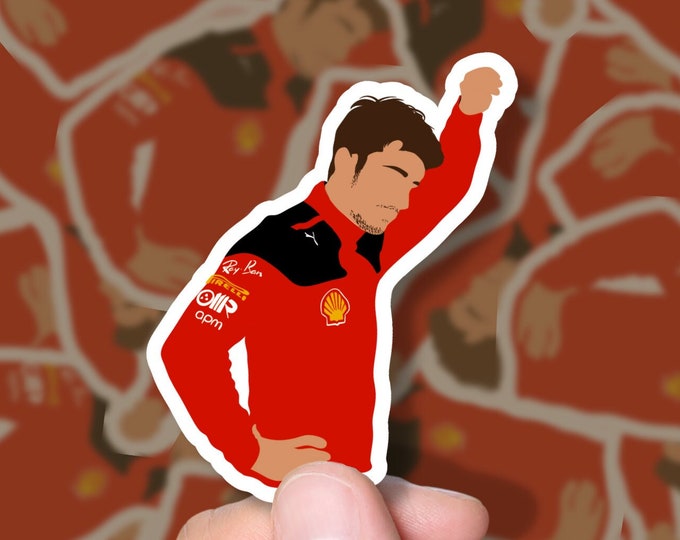 Charles Leclerc Sticker Vinyl Die Cut / Digital Art / Ferrari / Carlos ...