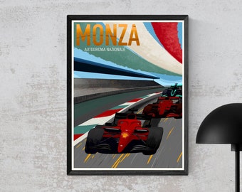 Formula One Monza - Etsy