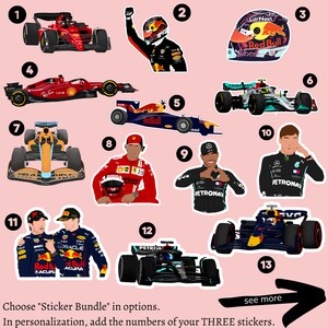 F1 Max Verstappen Sticker Redbull Racing // Formula One // - Etsy Canada