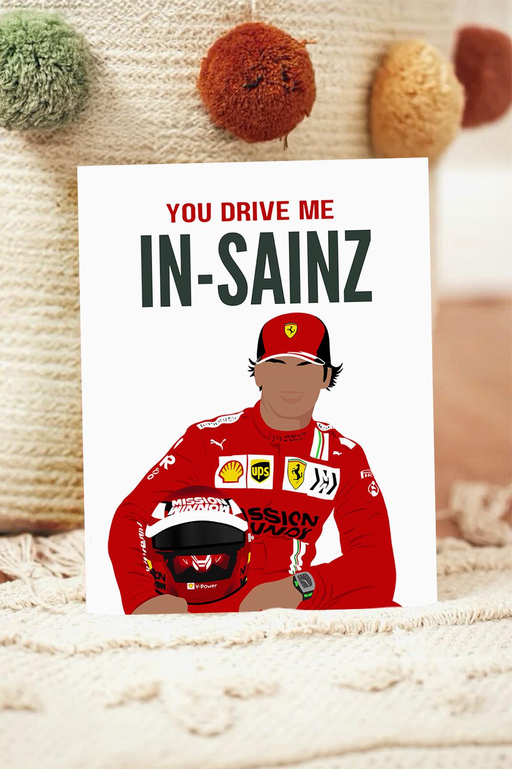 F1 Carlos Sainz Jr Valentines Card Digital Download Printable / Ferrari ...