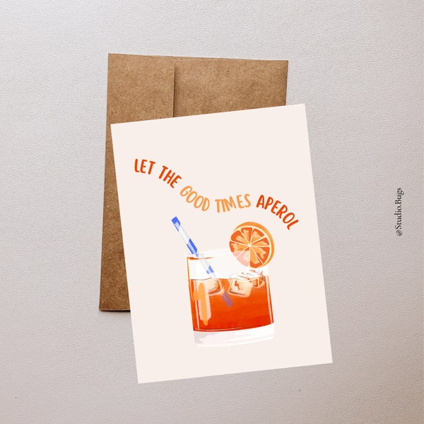 Aperol Birthday Present - Etsy