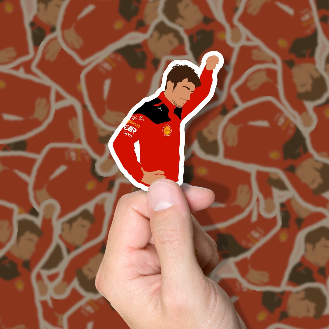 Charles Leclerc Sticker Vinyl Die Cut / Digital Art / Ferrari / Carlos ...
