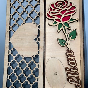 Rose With Box Customized - Etsy