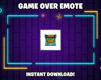 Game Over Emote - Etsy