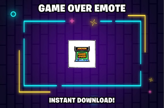 Game Over Emote - Etsy