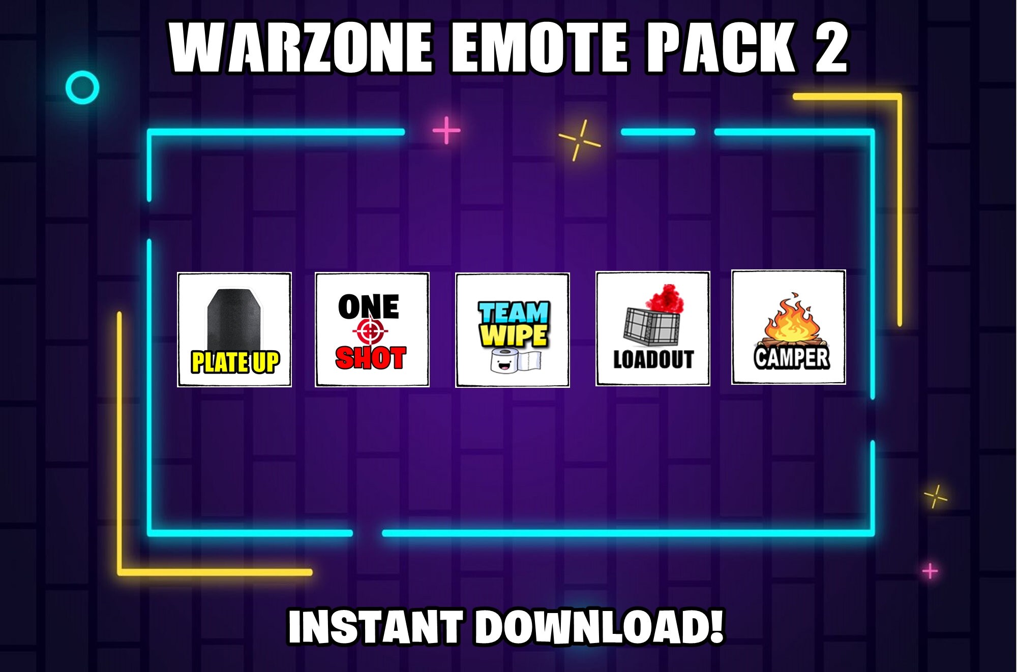 Warzone Emote Pack 2 - Etsy