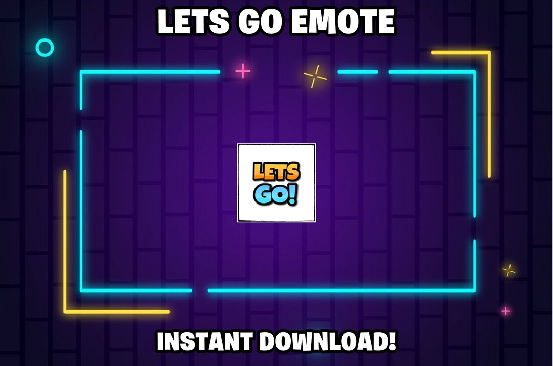 Let's Go Emote - Etsy