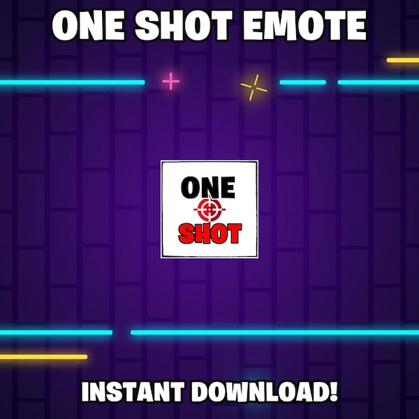 No Shot Emote - Etsy