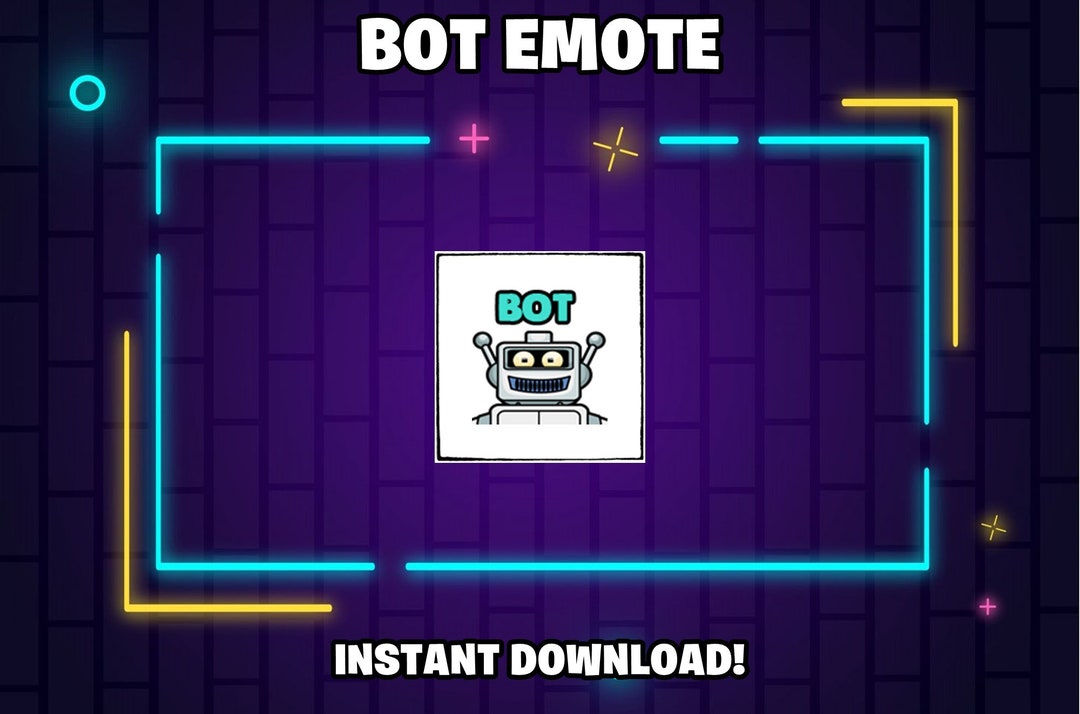 Bot Emote - Etsy