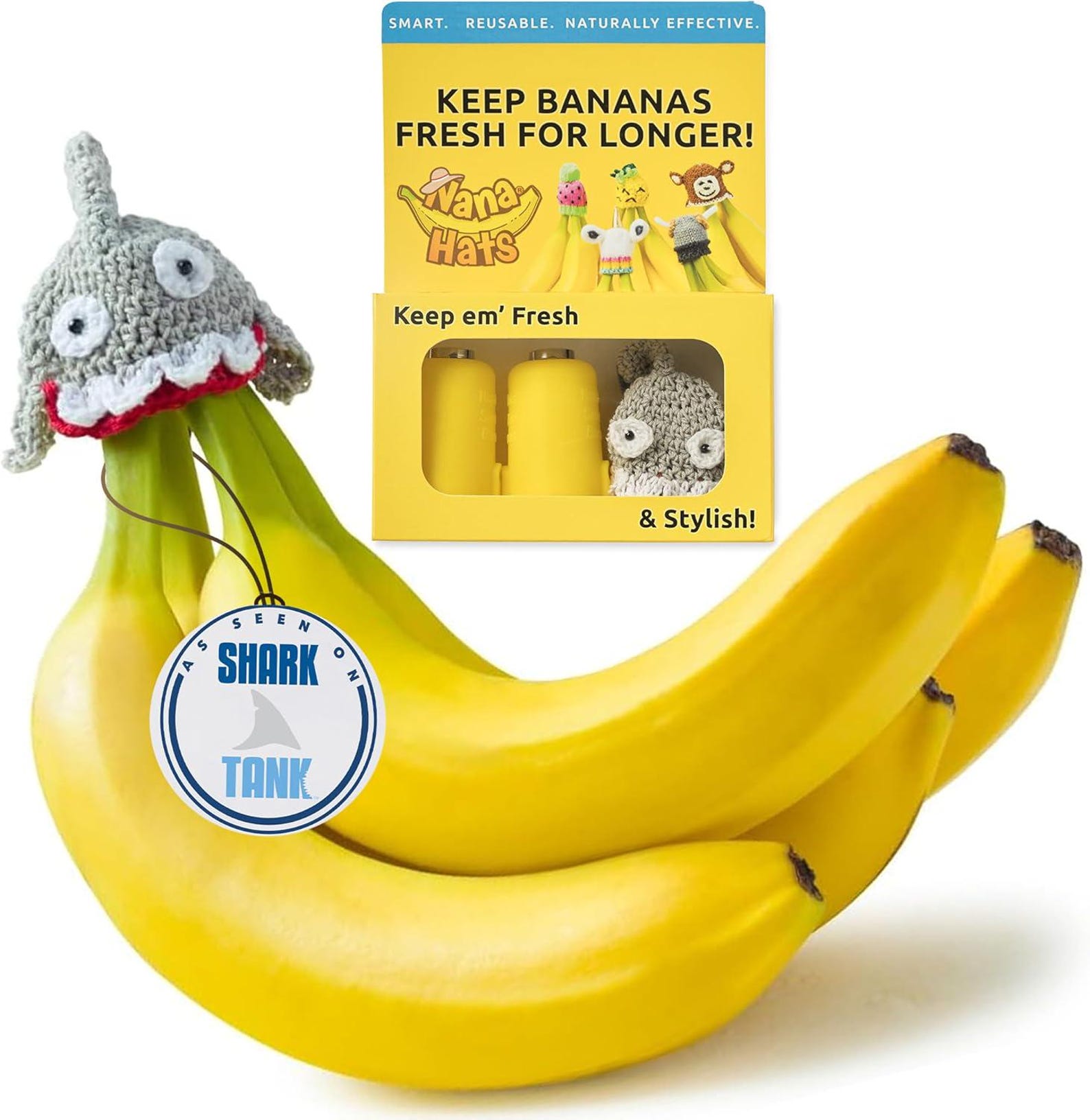 NANA HATS Banana Freshness Preserver, Keep Bananas Fresh Longer, Extend ...