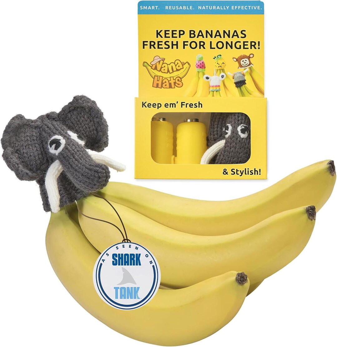 NANA HATS Banana Freshness Preserver, Keep Bananas Fresh Longer, Extend ...