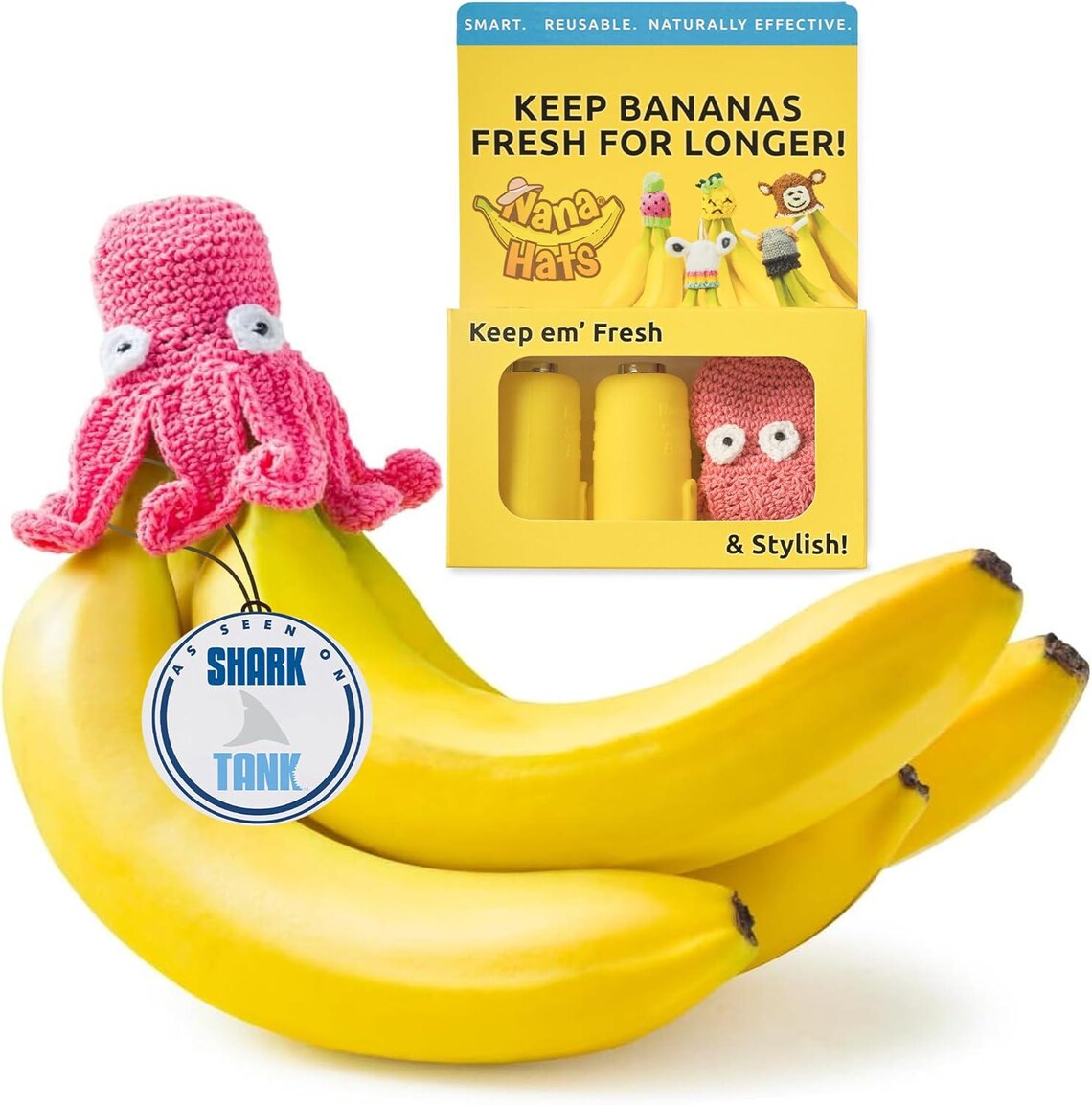 NANA HATS Banana Freshness Preserver, Keep Bananas Fresh Longer, Extend ...