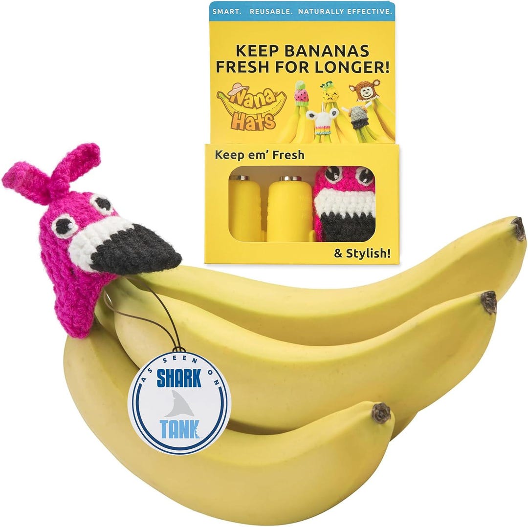 NANA HATS Banana Freshness Preserver, Keep Bananas Fresh Longer, Extend ...