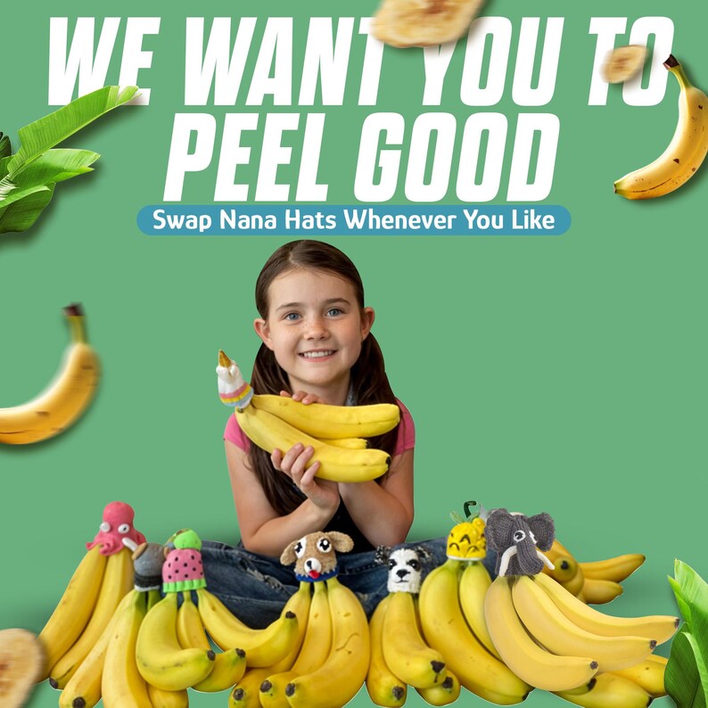 NANA HATS Banana Freshness Preserver, Keep Bananas Fresh Longer, Extend ...