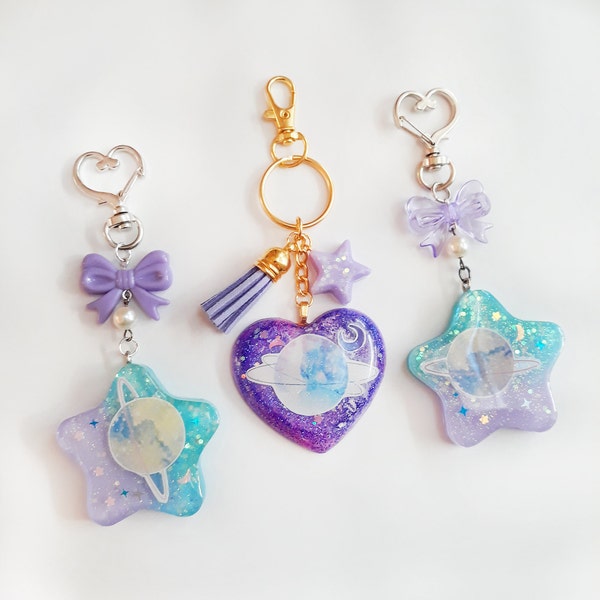 Resin Keychain - Etsy