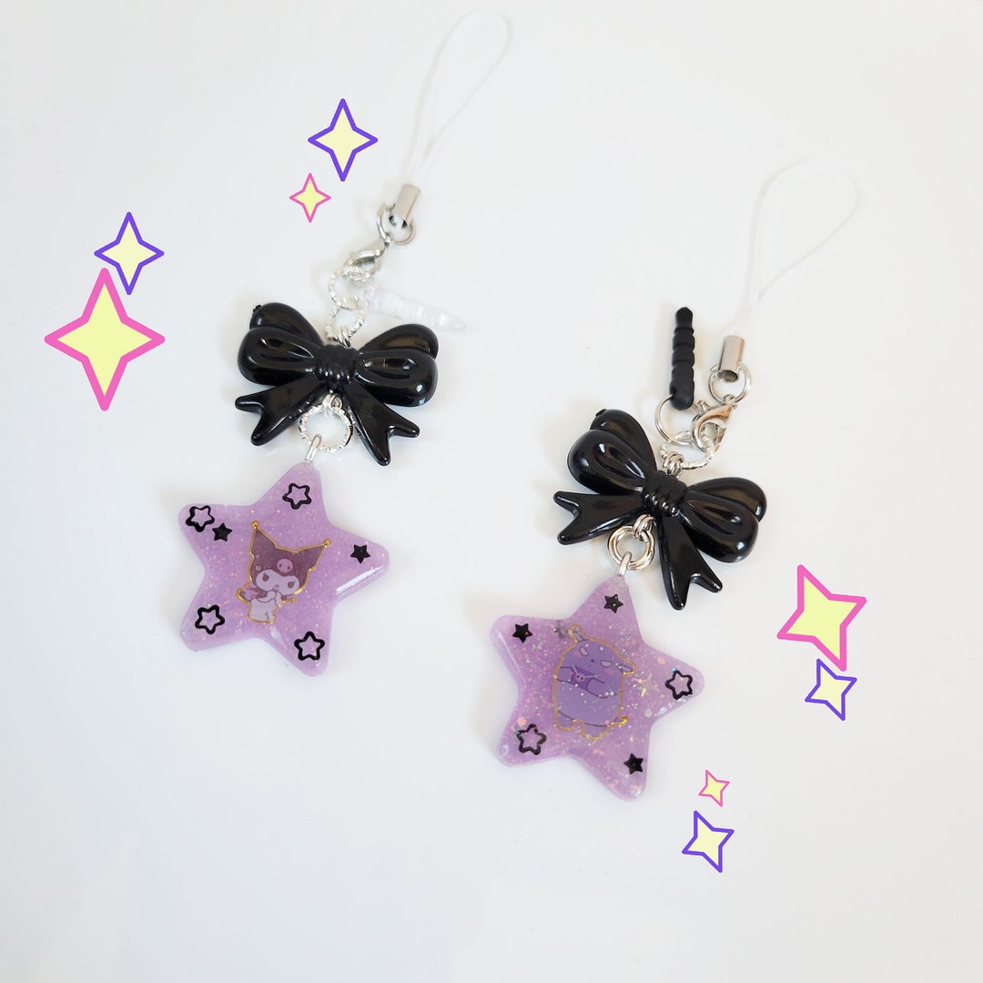 Purple Gothic Lolita Baku Bunny Switch Charm or Dust Plug - Etsy