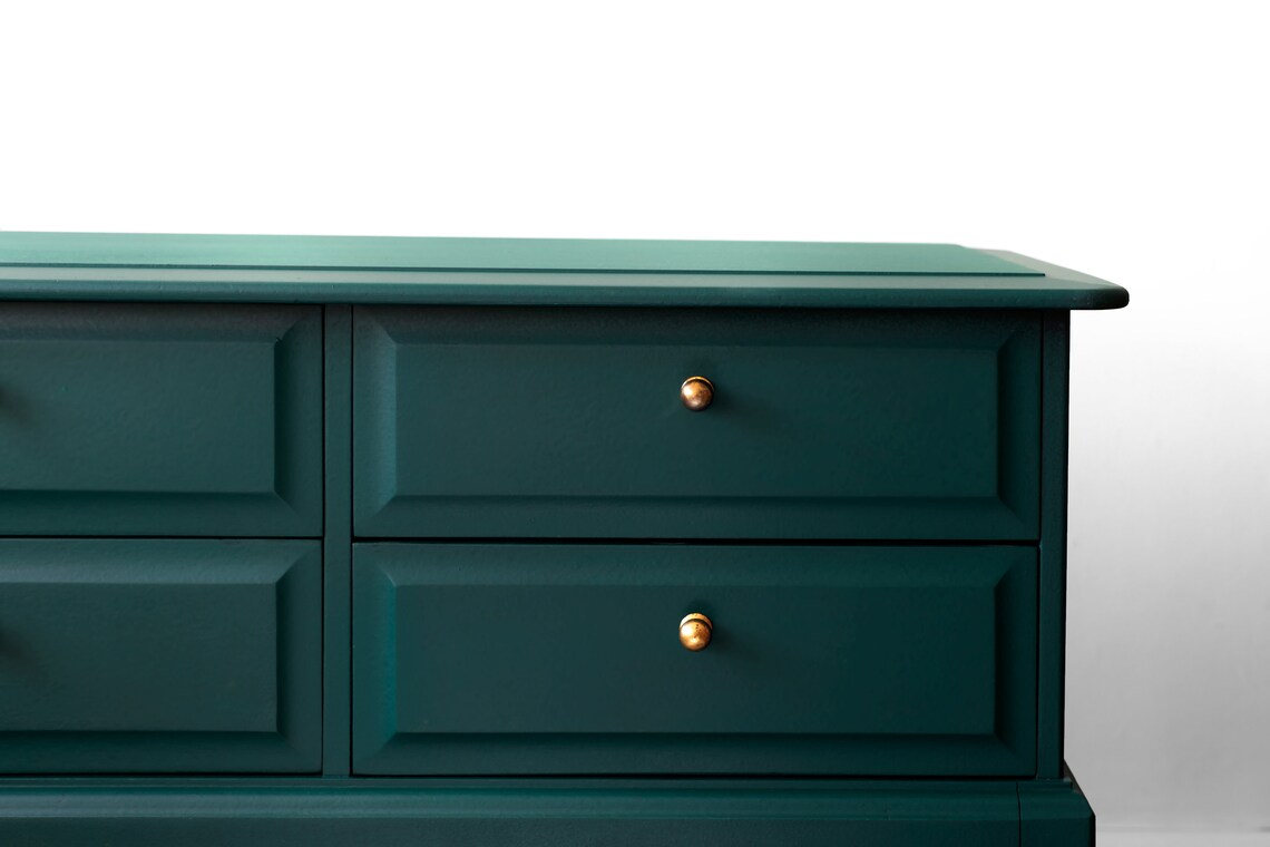Mid Century Green 'stag' Sideboard / Chest of Drawers - Etsy UK