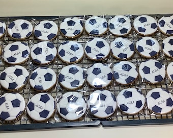 Soccer Sugar Cookies Birthday, Events, Fútbol - Etsy