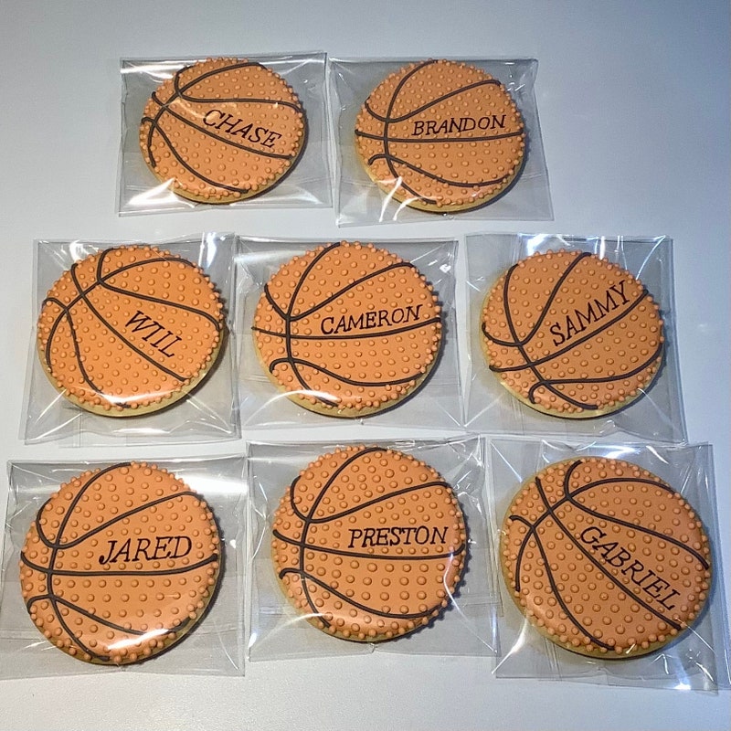 Basketball Cookie - Etsy