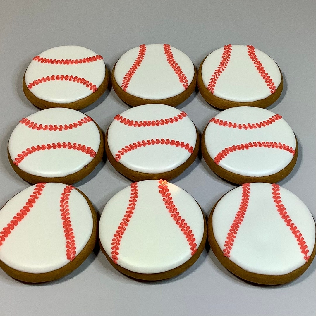 Baseball Party Cookies, Gift Set of "baseball Team" Cookies, Sports ...