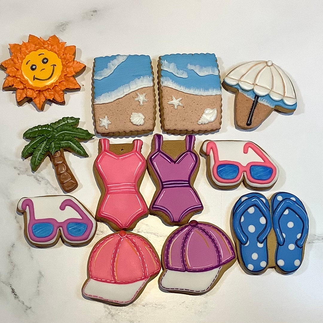 Ocean Cookies, Sea Theme Cookies, Birthday Cookies, Nautical Theme ...