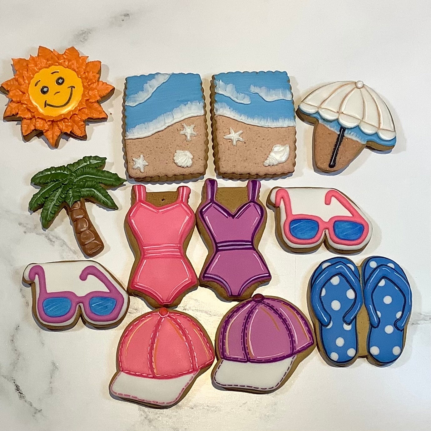 Ocean Cookies, Sea Theme Cookies, Birthday Cookies, Nautical Theme ...