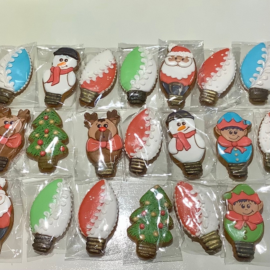 Christmas Cookies, Christmas Light Bulbs, Christmas Sugar Cookies ...