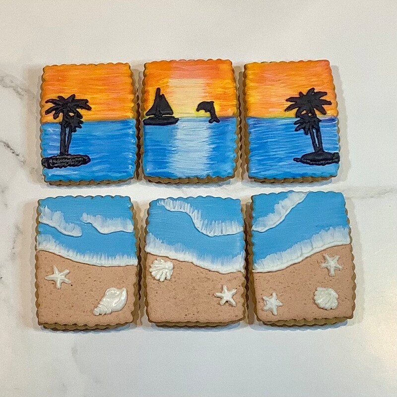 Ocean Cookies - Etsy