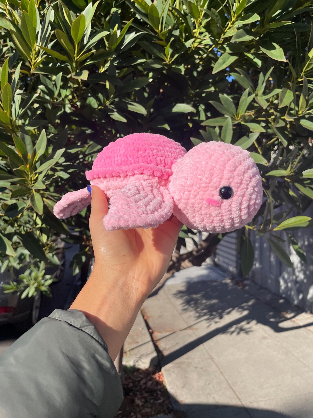 Pink Crochet Turtle Amigurumi Plushie Stuffed Animals Sea Turtle - Etsy