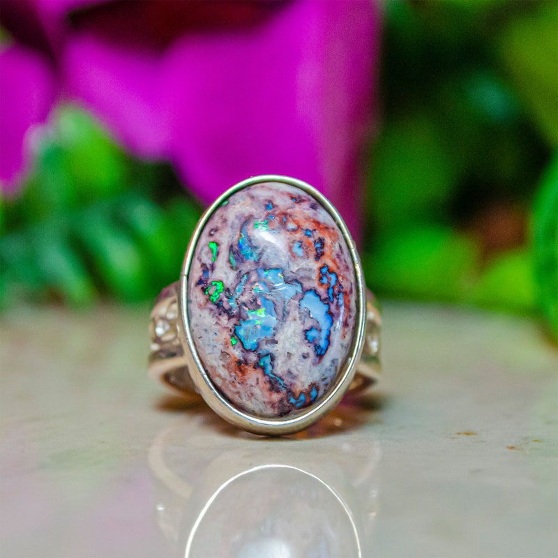 Fire Opal Rings - Etsy