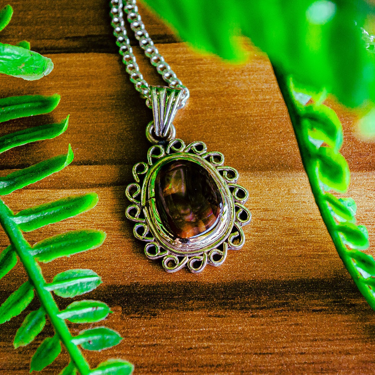 Fire Agate Necklace