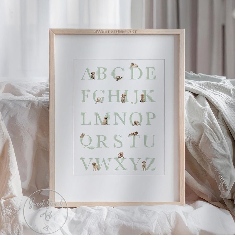 Pet Abc Poster - Etsy