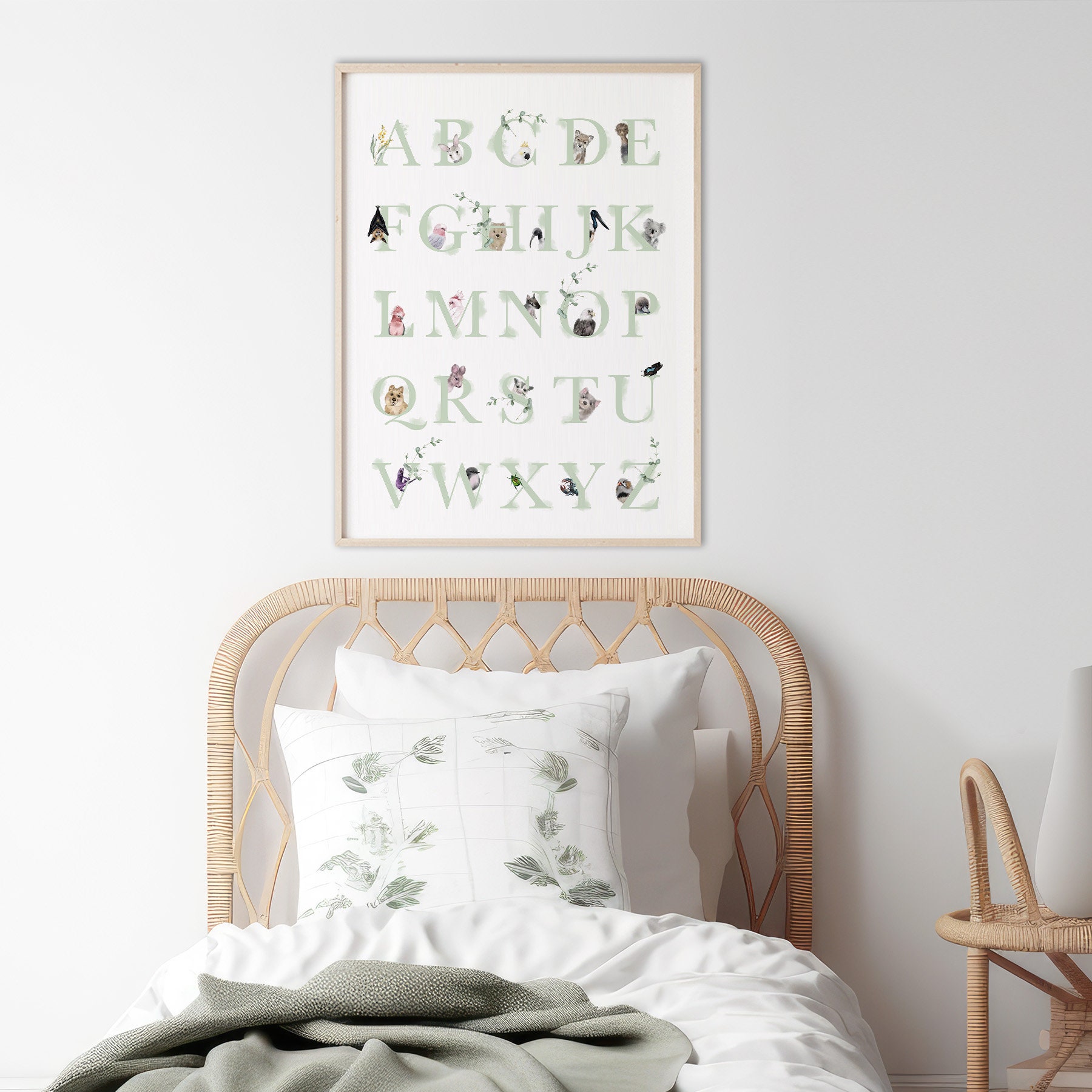 Australian Animal ABC Poster Alphabet Poster Alphabet - Etsy Australia