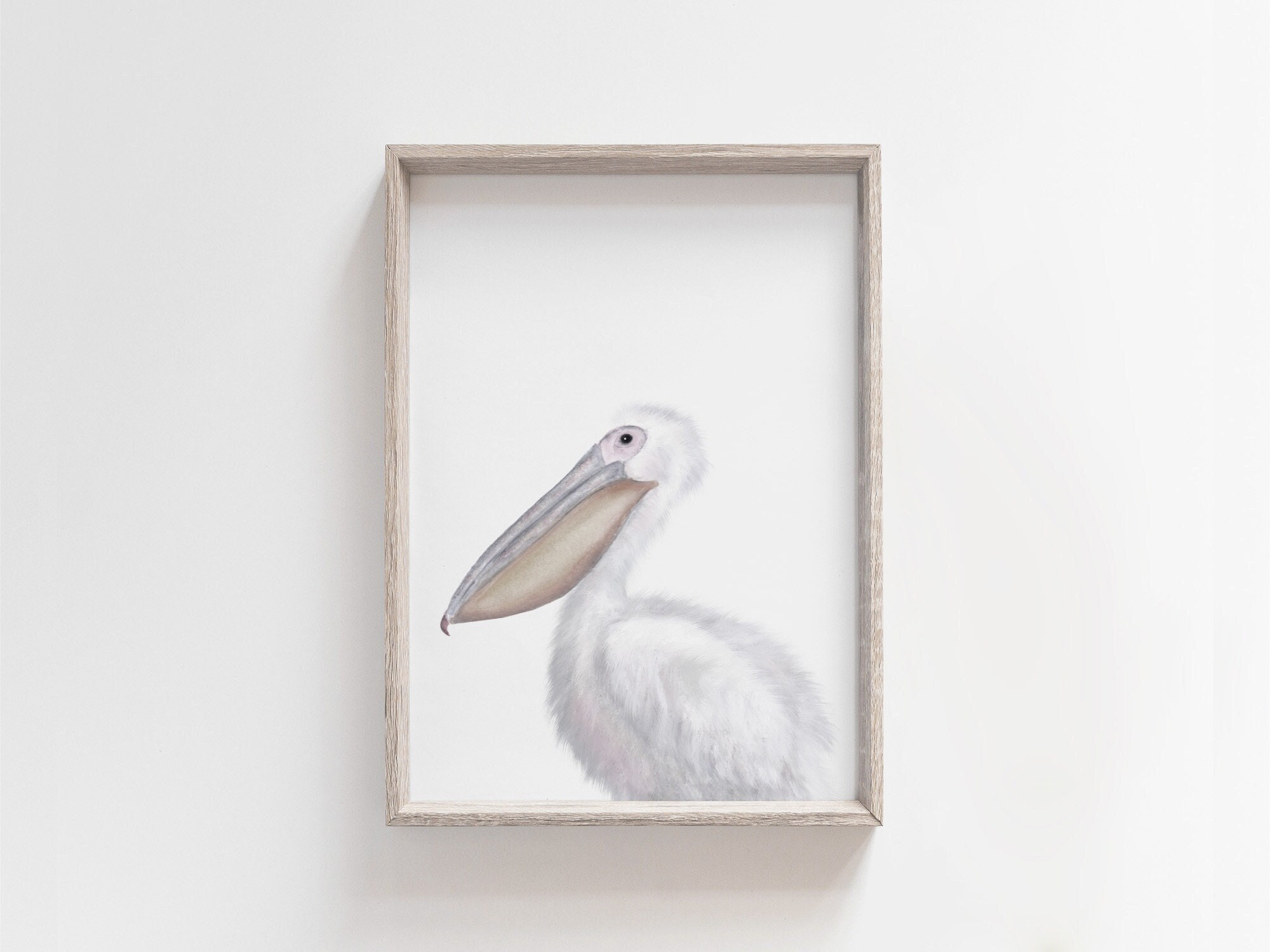 PELICAN PRINT Pelican Wall Art Beach Nursery Ocean Nursery - Etsy