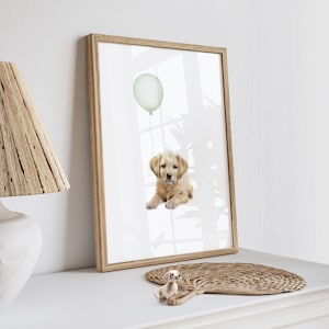 LABRADOR Puppy Nursery Decor, Set of 3 Prints, Yellow Lab Nursery Art ...