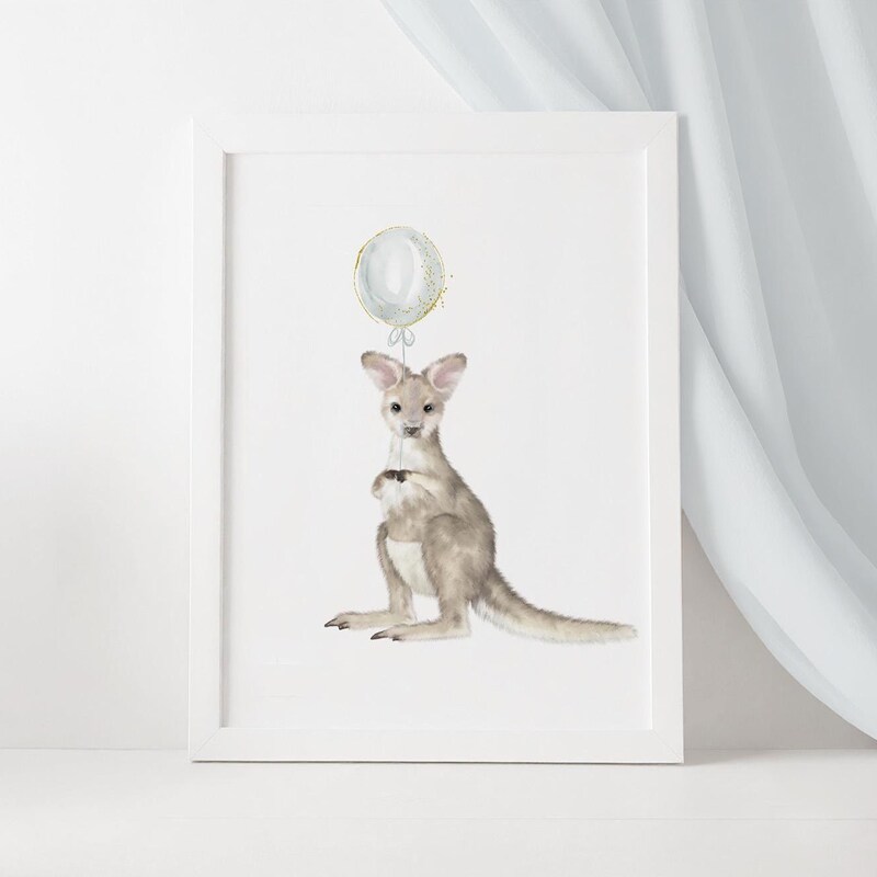 Kangaroo Print - Etsy Australia