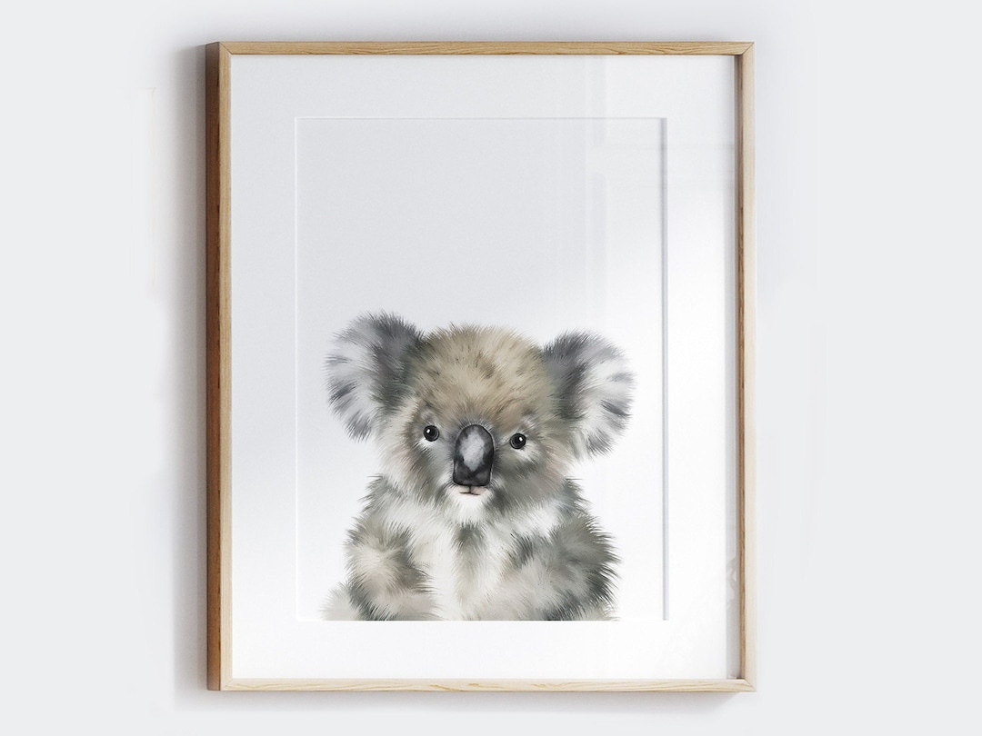 KOALA NURSERY Print, Koala Print, Australian Native, Australian Fauna ...