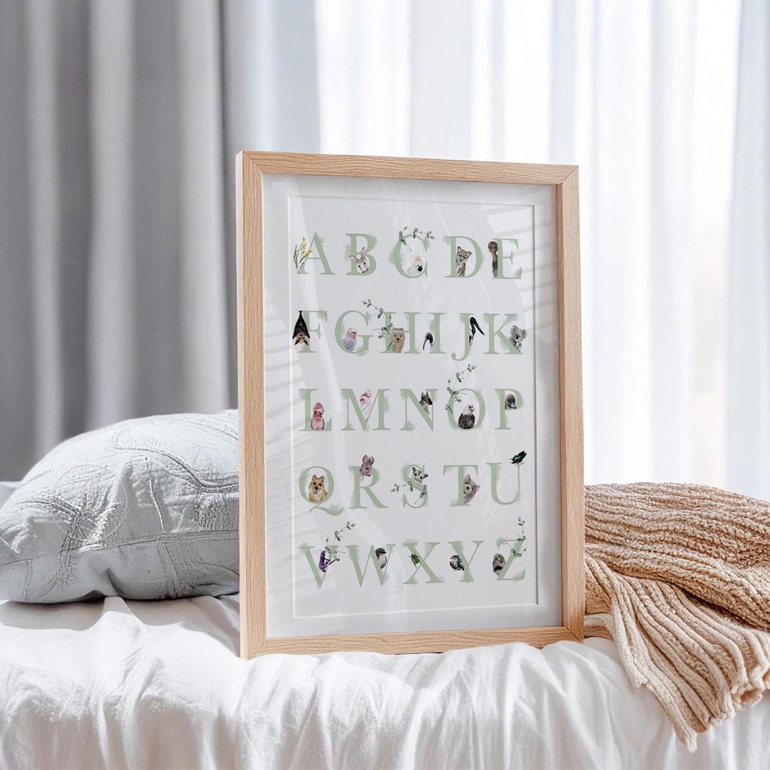 Australian Animal ABC Poster | Alphabet Poster | Alphabet Print ...